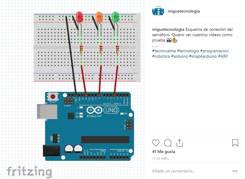 NUEVA TECNOLOGÍA: CRUCE CON SEMÁFOROS GOBERNADOS POR ARDUINO