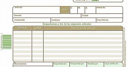 DOCUMENTOS CONTABLES: REMISION