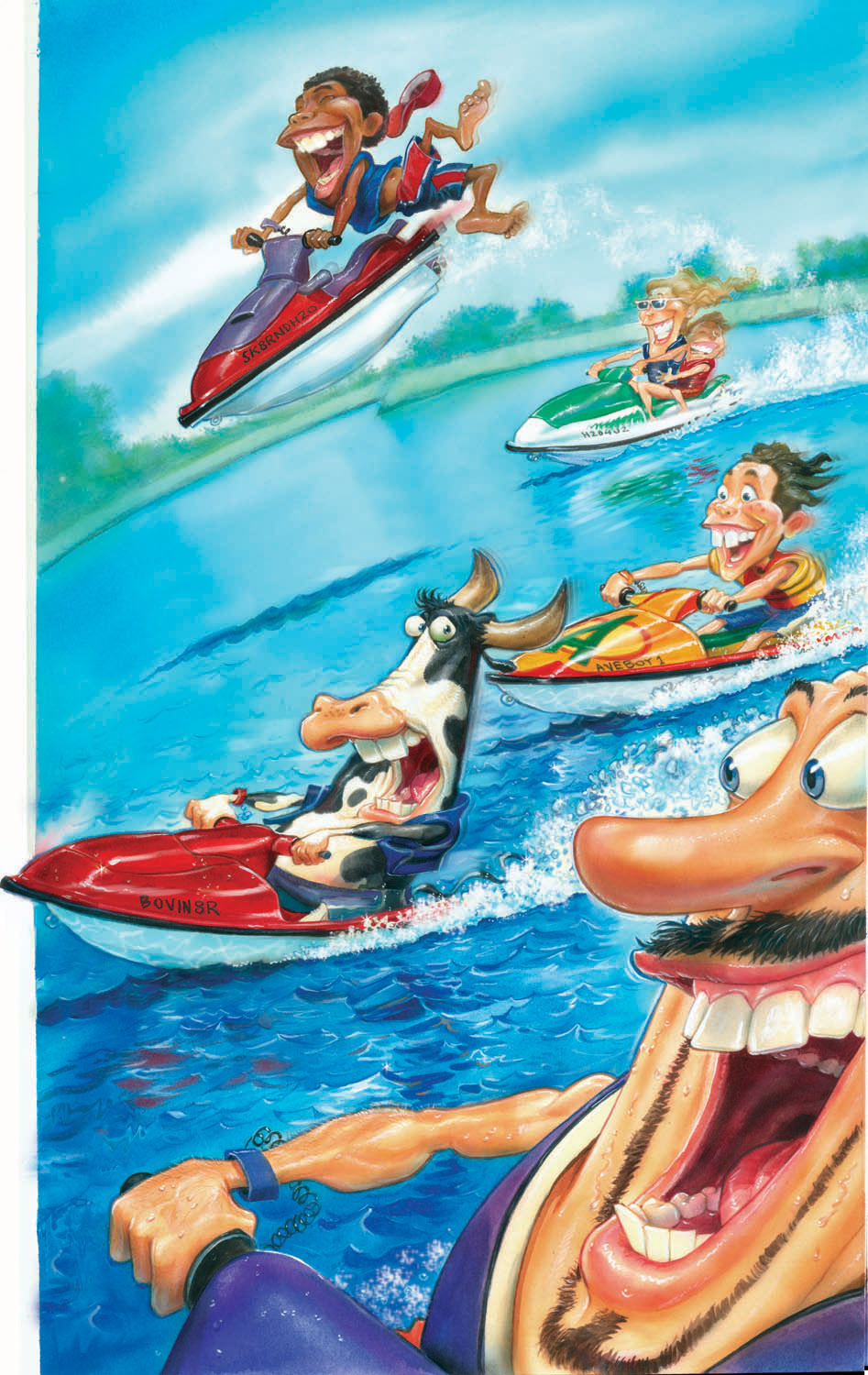 QQ Wallpapers: Fantastic Cartoon Artwork Set 1