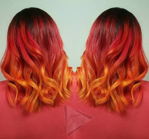 20 gaya rambut warna merah terang terkeren 2016 | Trend Gaya Rambut