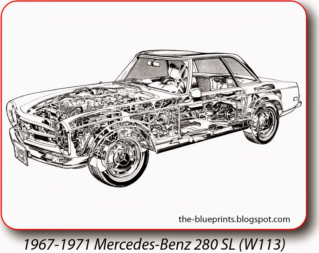 Vector Blueprints - Cars, Trucks, Busses and others: Mercedes-Benz ...