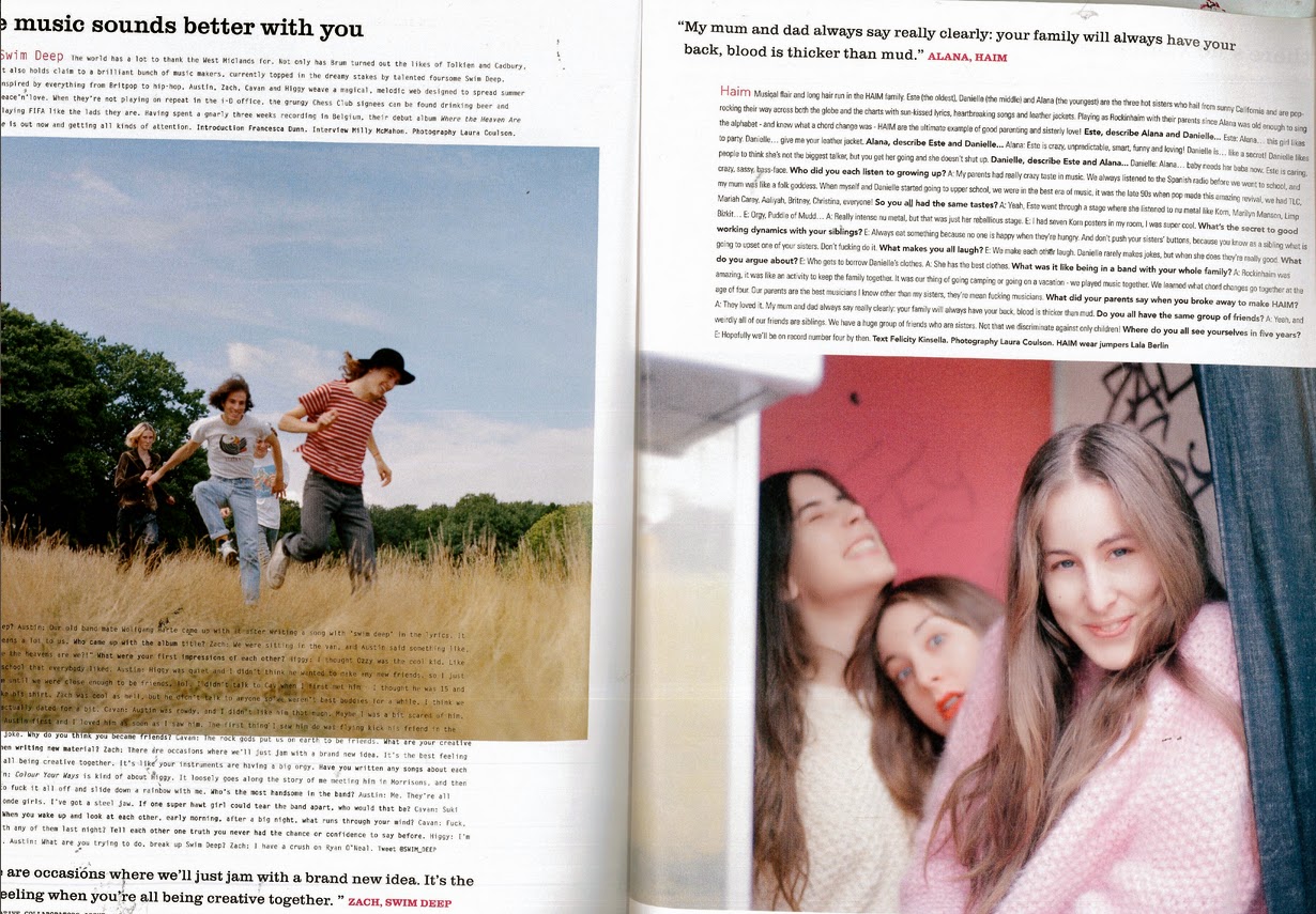 i-D Magazine : Research on i-D magazine- Front covers and inside pages