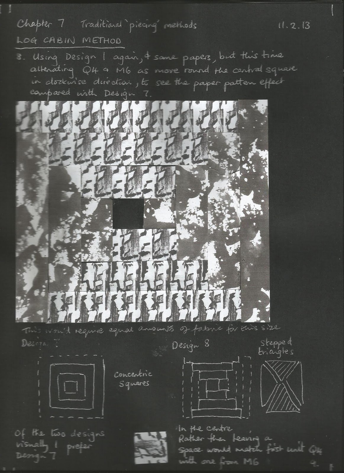 lmbembroidery: Chapter 7 Traditional methods of strip patchwork