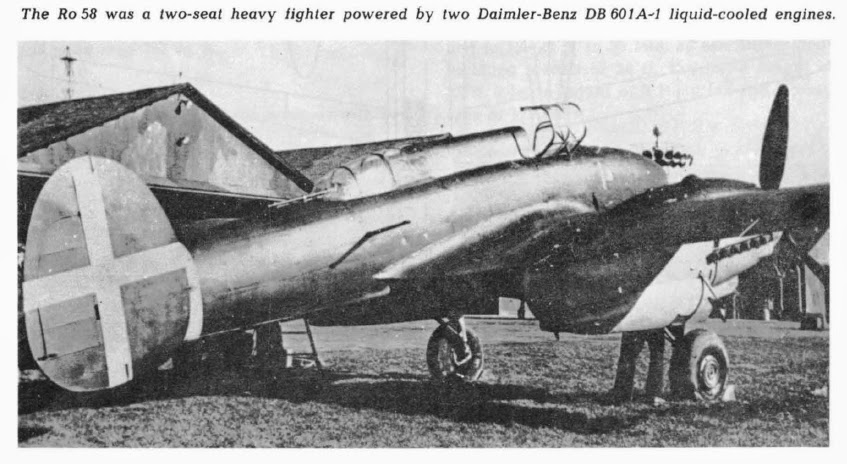 Italian Aircraft of WWII: MERIDIONALI RO 58