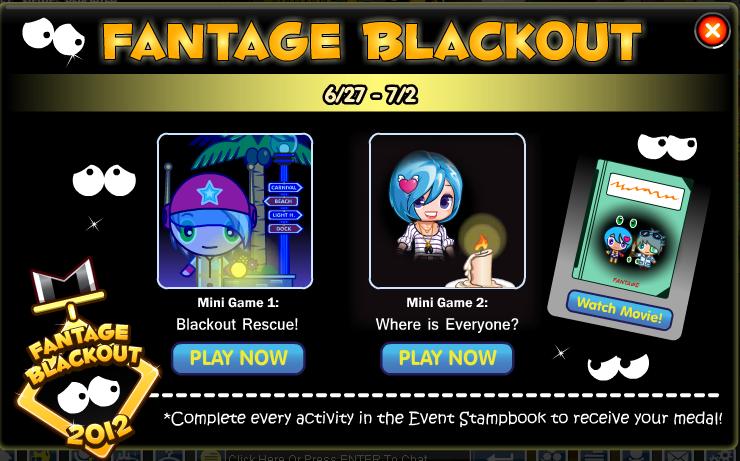 Fantagepedia: Fantage Blackout 2012 Day 1-2