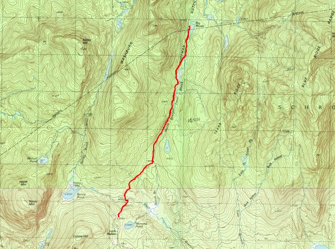Off on Adventure: Hoffman Notch Trail - Hoffman Notch Wilderness - 5/30/15