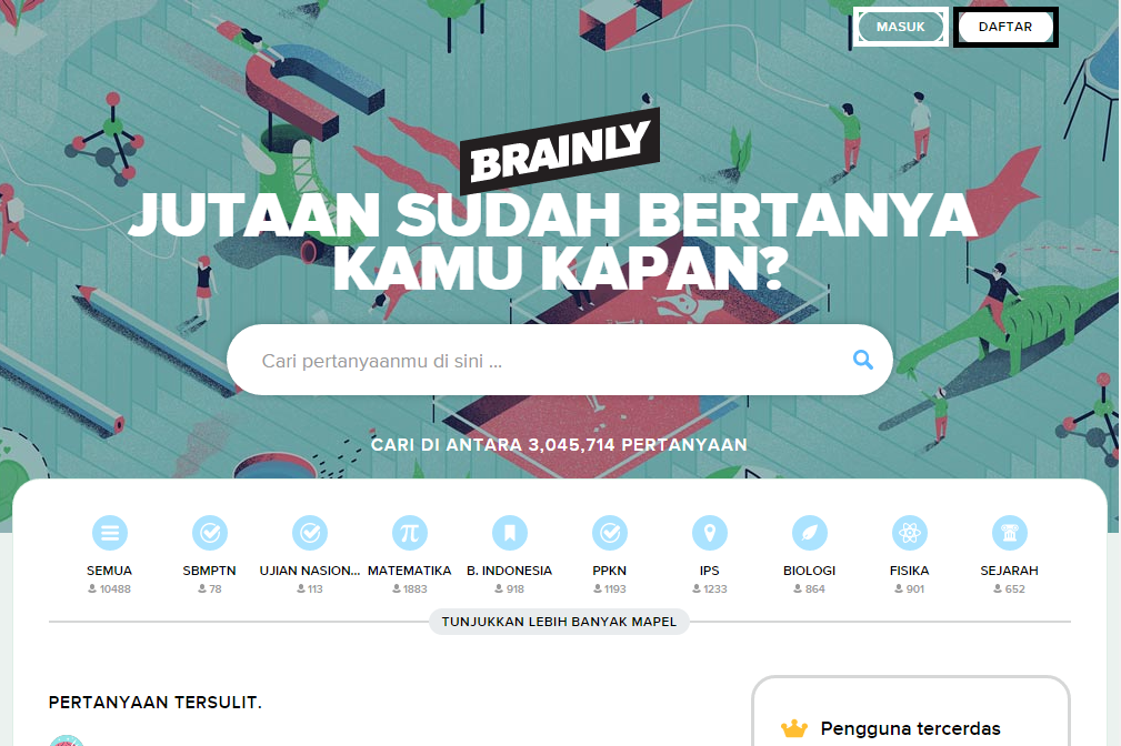Brainly Indonesia: CARA MENDAFTAR DI BRAINLY