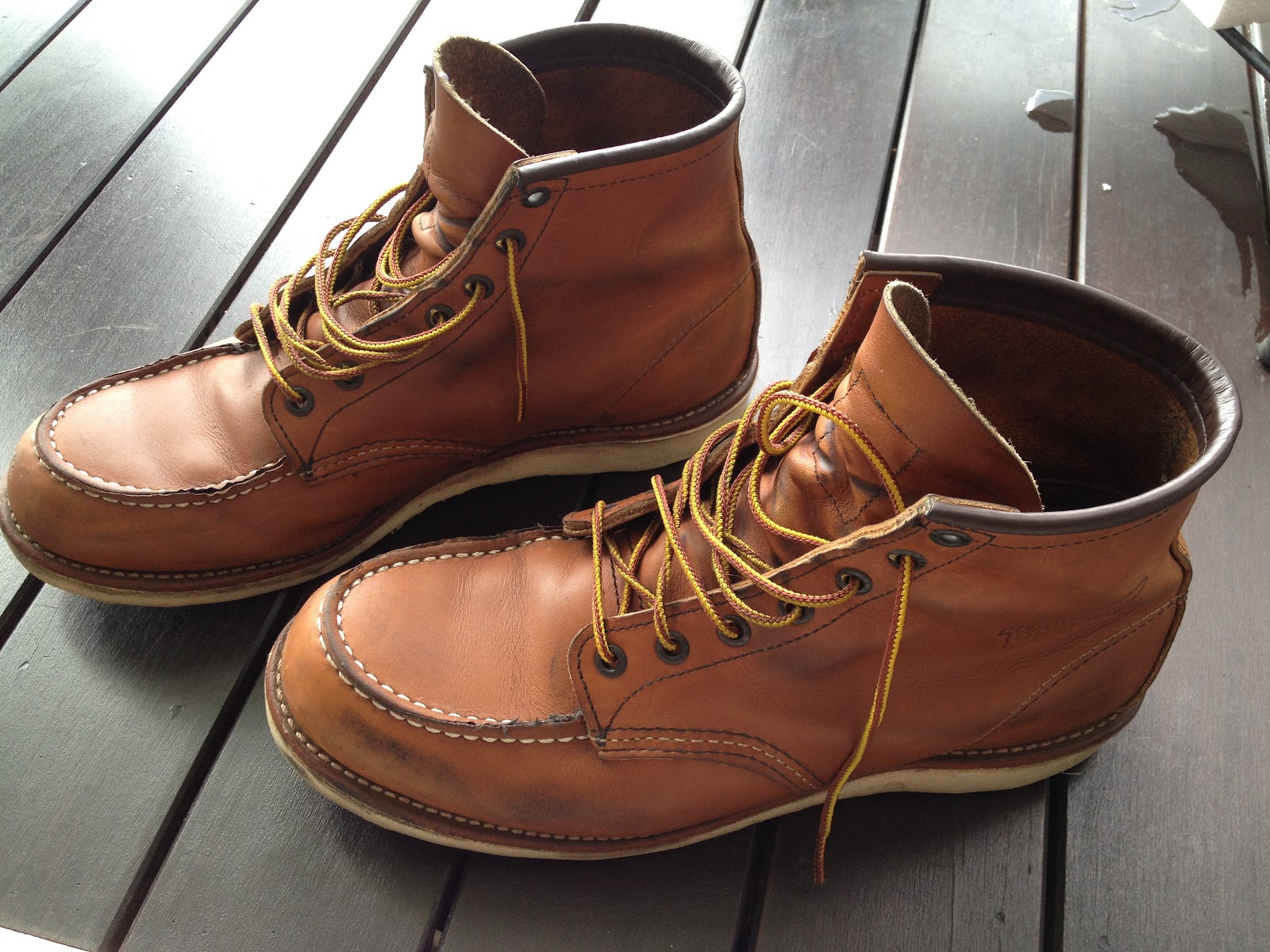 Goody Leathery: Red Wing 875 (after 2 months)