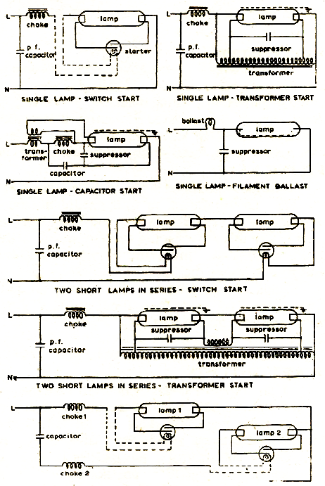 electrical topics: Florescent Lamp Circuits