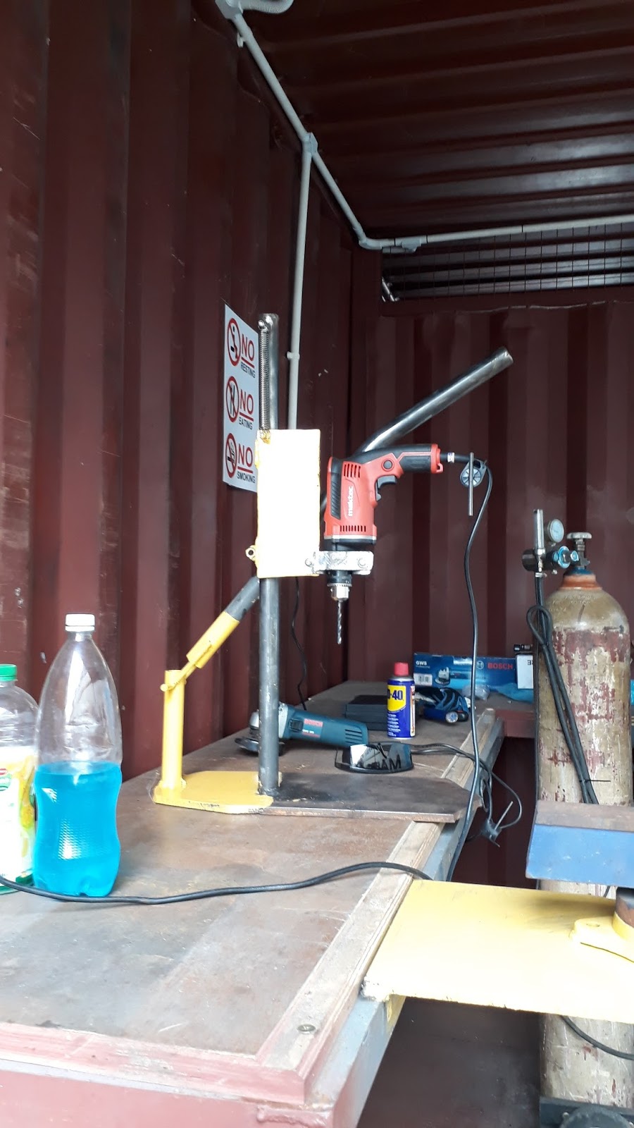 Reefer Container Special Custom Tools - Drill Press - By Dhilreefer