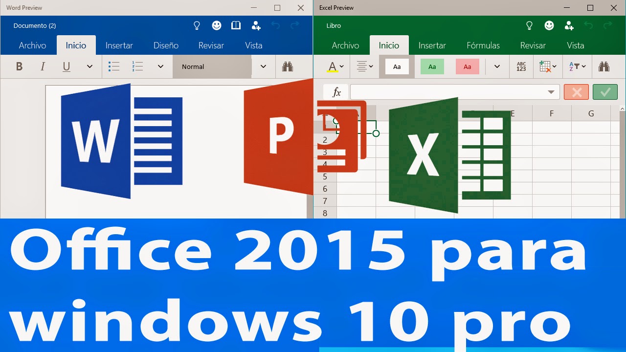Instala Office 2015 para Windows 10 pro technical preview ~ Stron