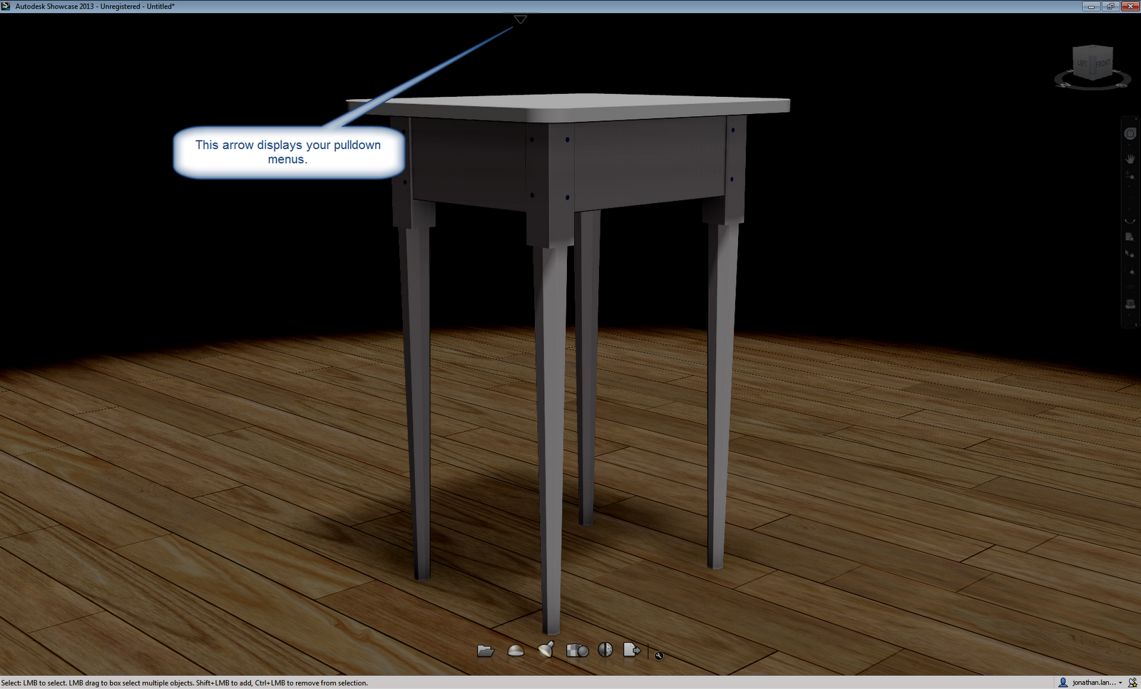 The menus can still be viewed.