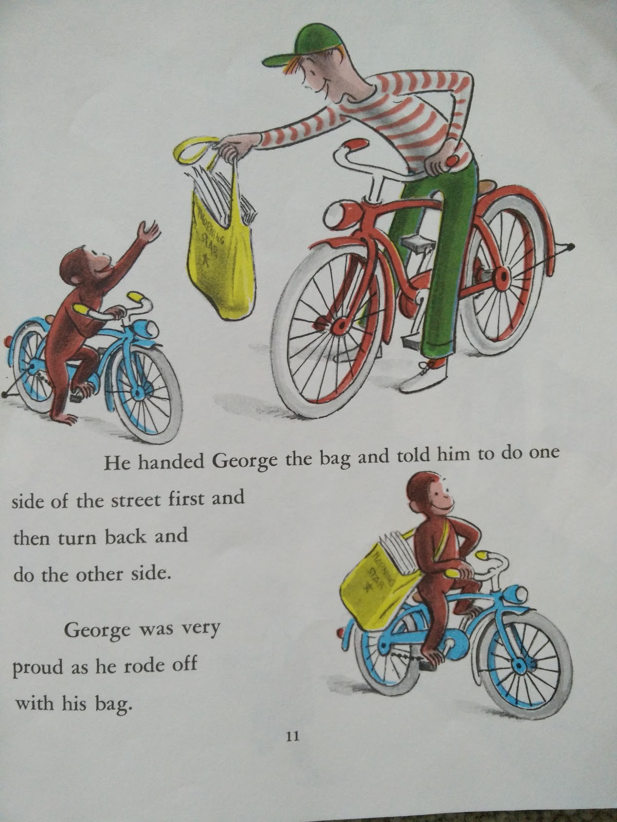 The Big Grumpy Couch: Curious George Rides a Bike