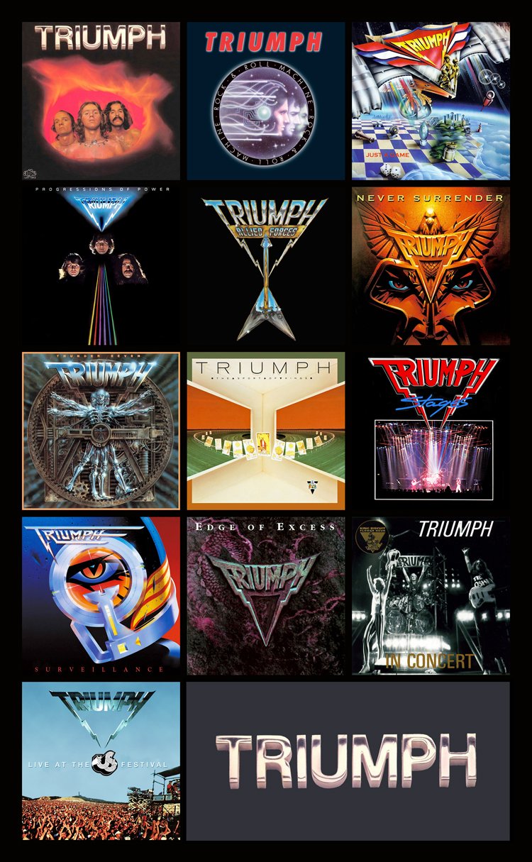 Triumph - Discografia ~ DISCOGRAFIAS COMPLETAS EN DVD