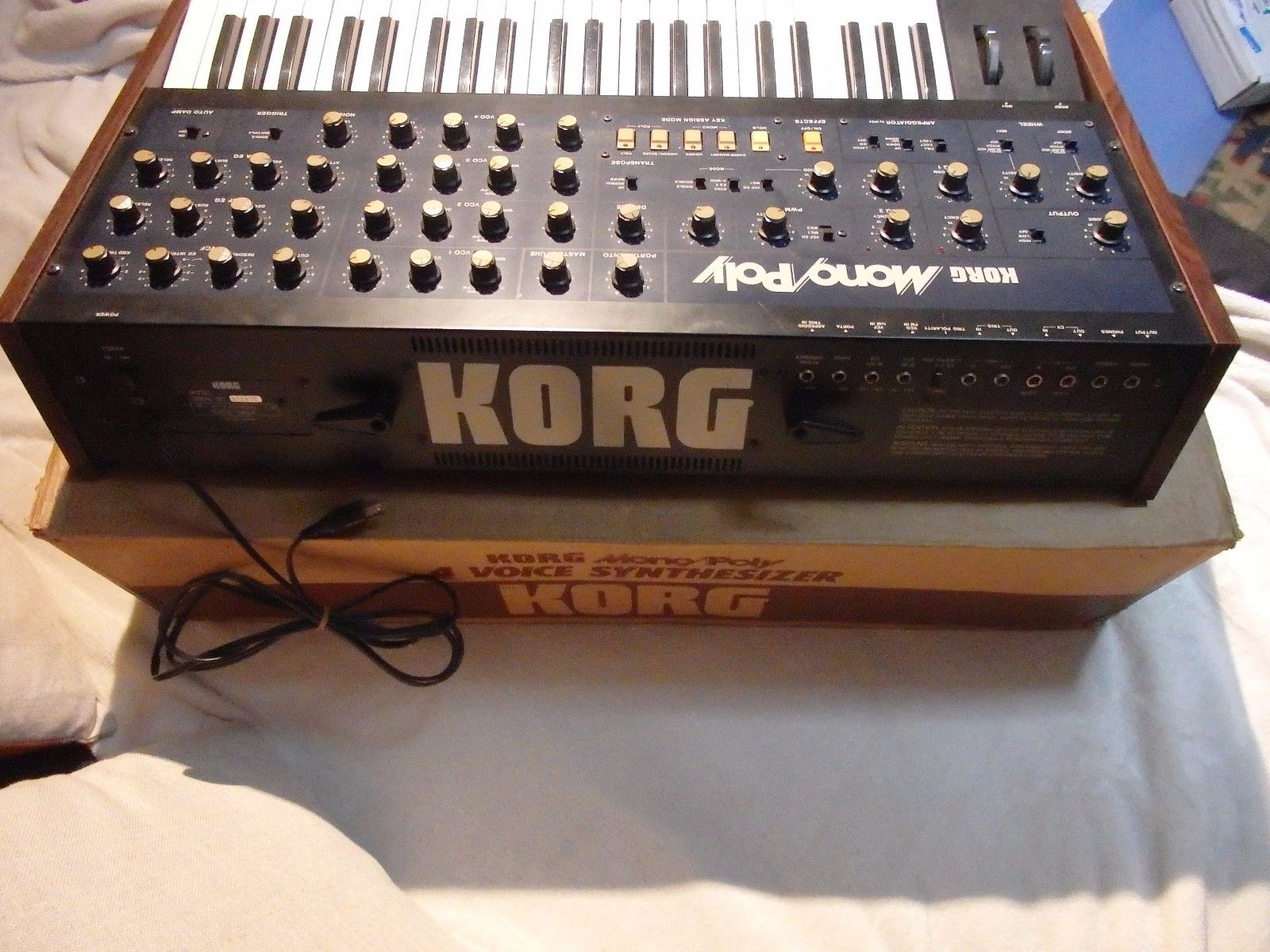 MATRIXSYNTH: Vintage Korg MP-4 Mono/Poly SN 372970 w/ Original Box
