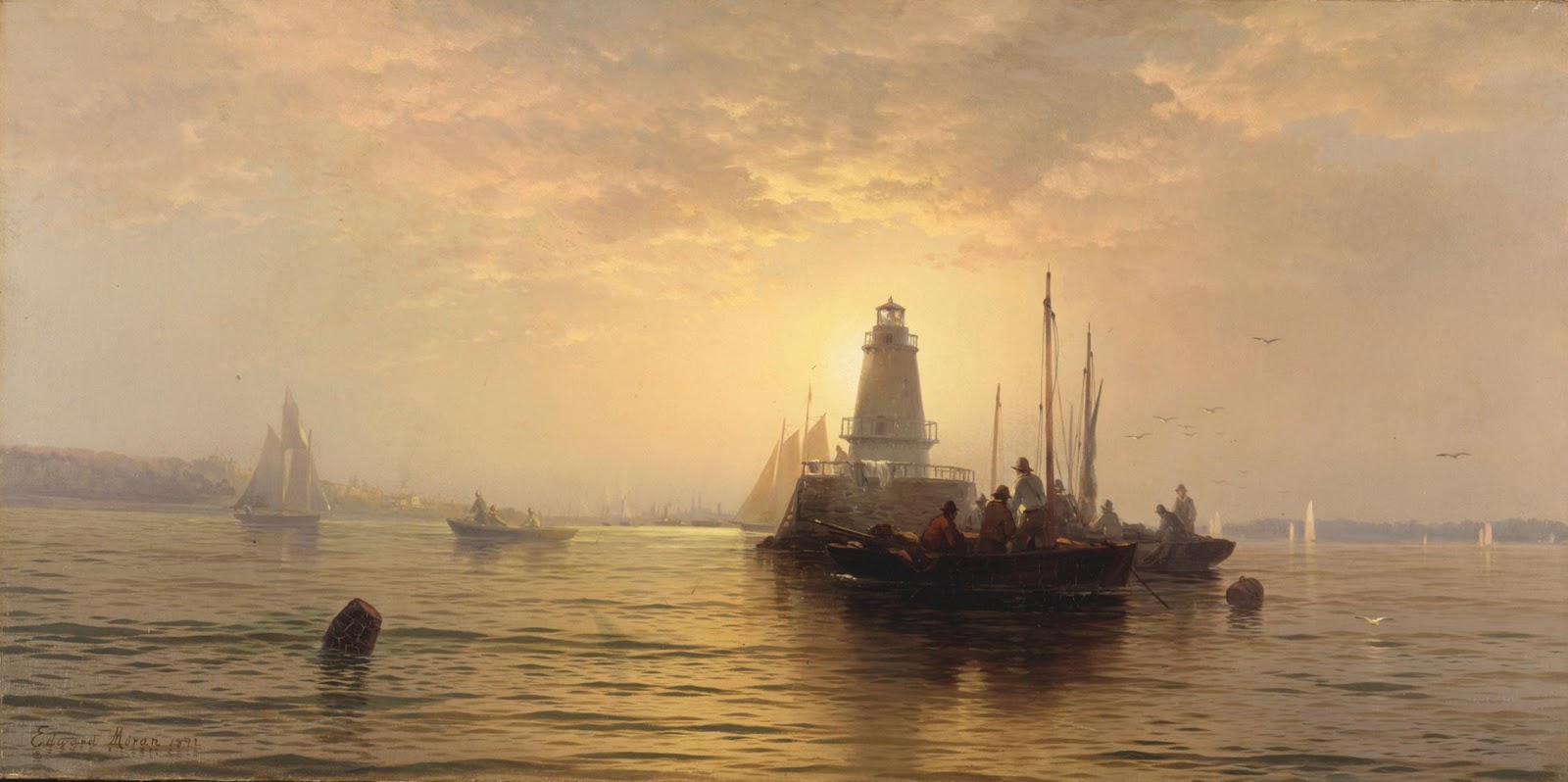 19th century American Paintings: Edward Moran