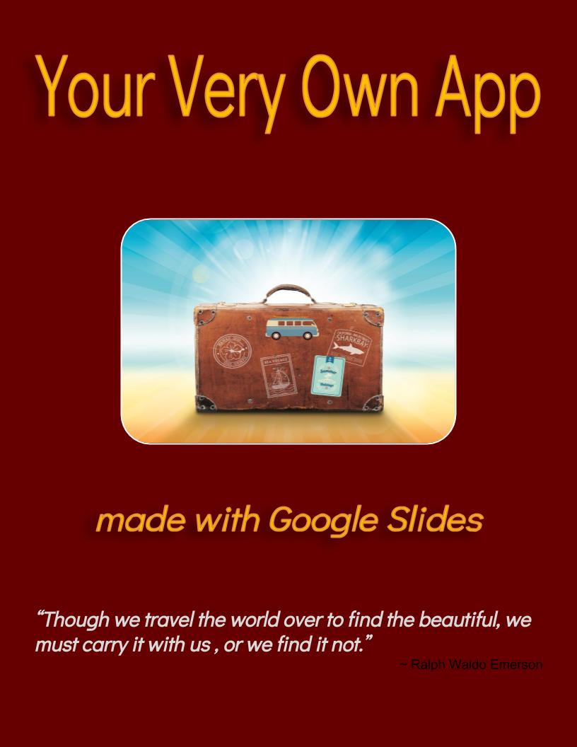 Tech You Can Do: Your Very Own App You Can Do