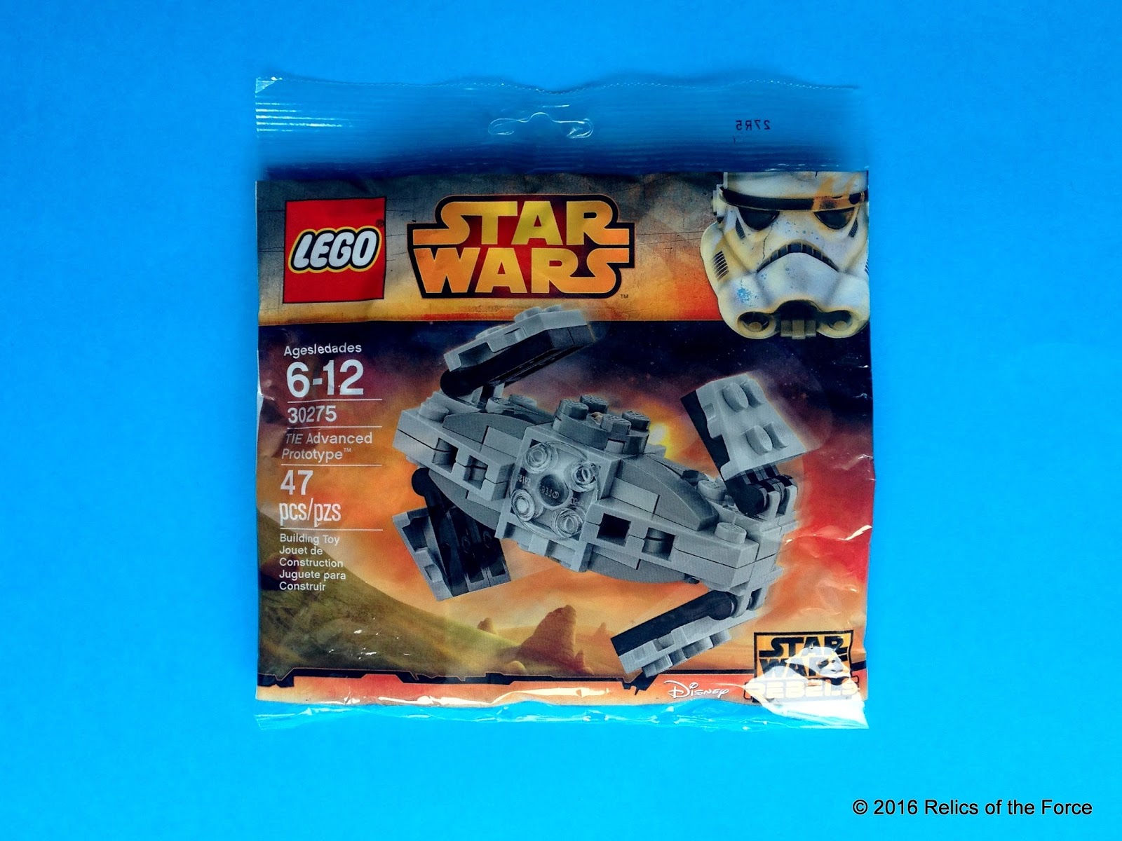 Relics of the Force: Lego 30275 TIE Advanced Prototype Mini Building Set