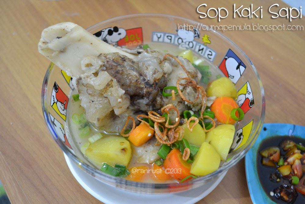 My Lovely Notes: Sop Kaki Sapi