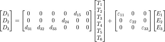 Applications of Linear Algebra: Matrix in Piezoelectricity