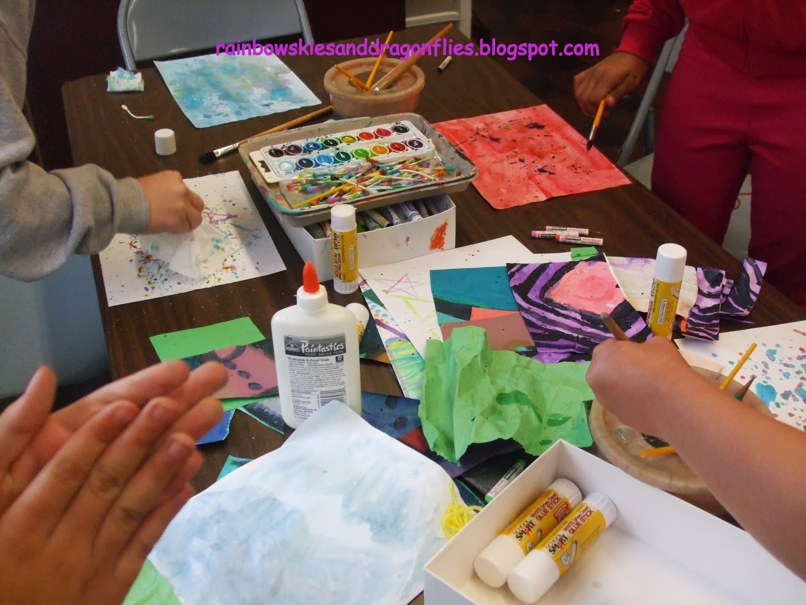 Rainbow Skies & Dragonflies: Pure Creative Expression - 4th grade