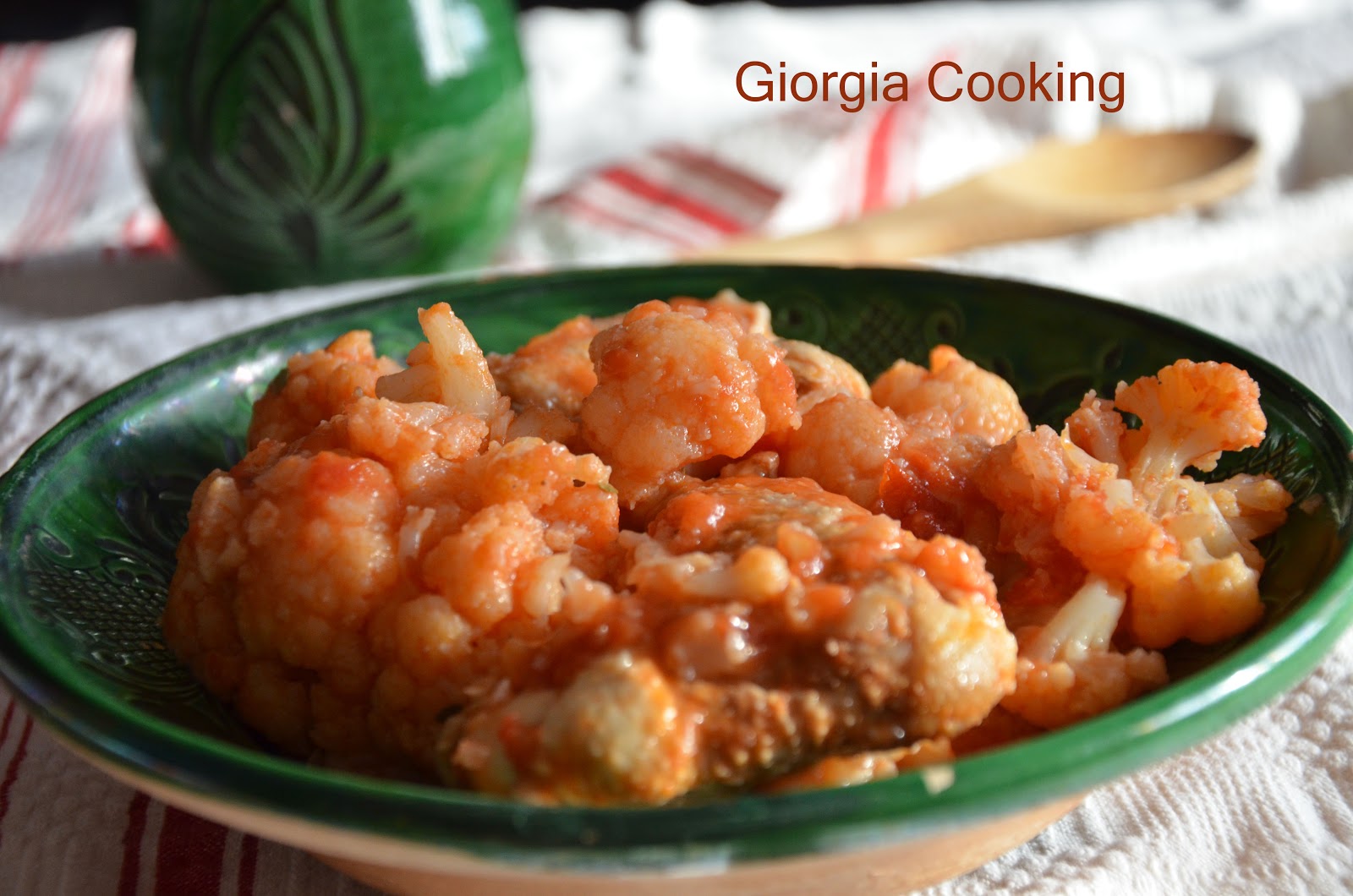 Retete - Giorgia Cooking: Pui cu conopida