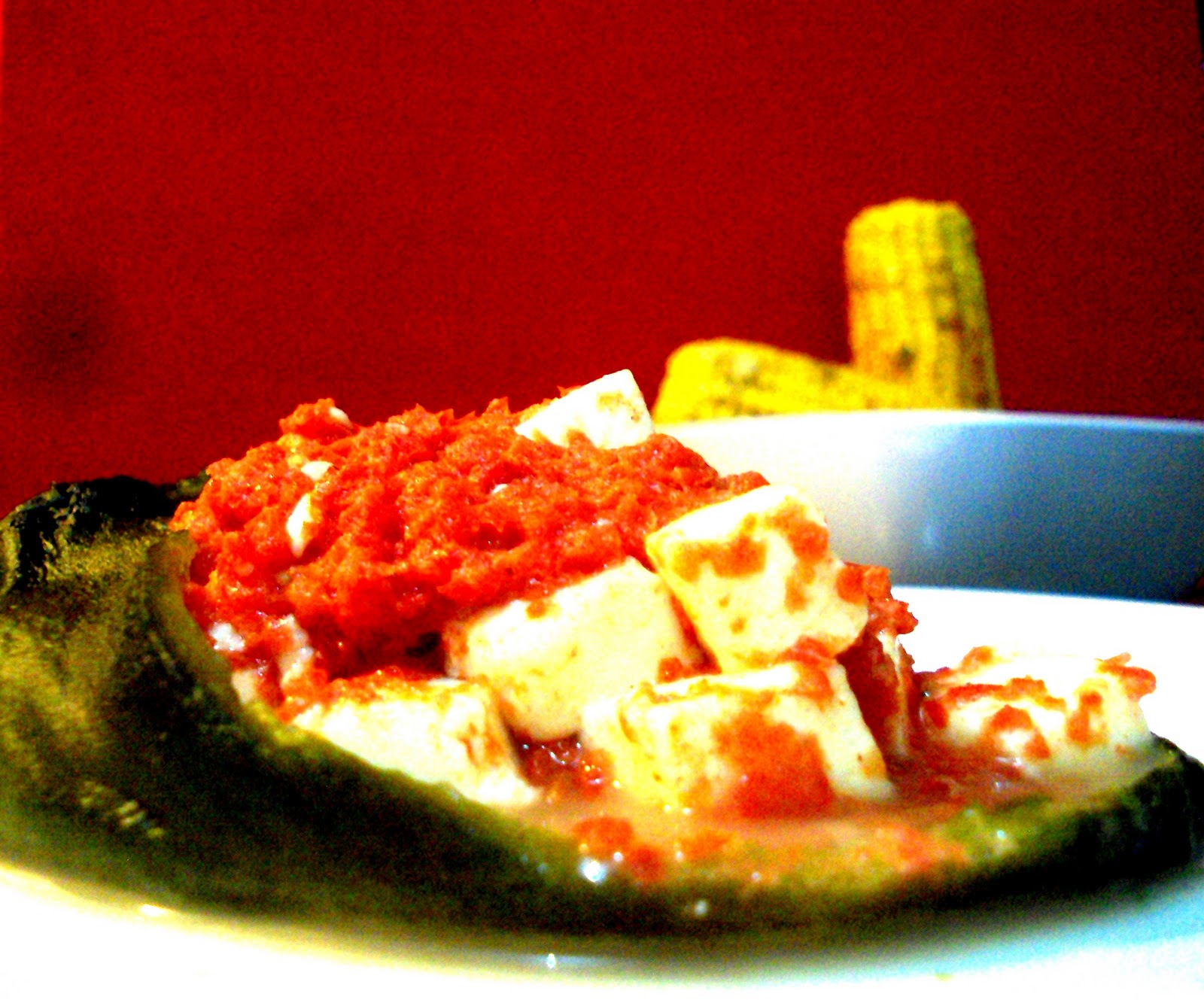 The Gab Housewife Chronicles: Chile Relleno de Queso {Cheese Filled Chile}