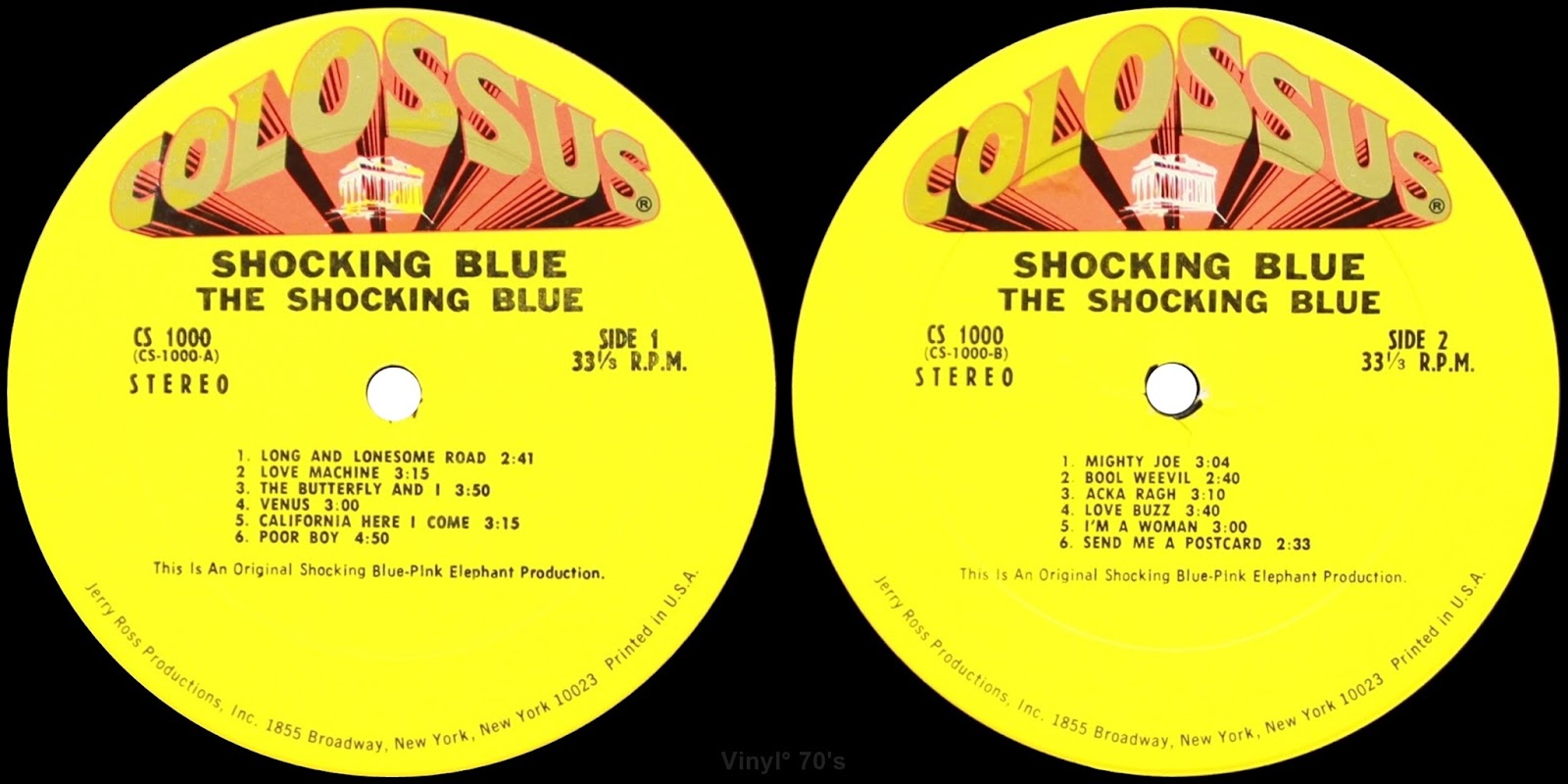 1970 The Shocking Blue - The Shocking Blue - Rockronología
