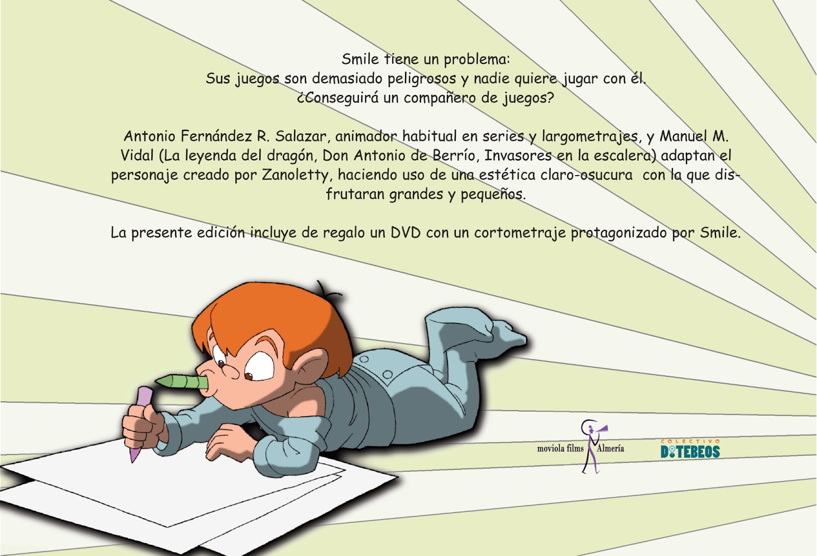 SMILE: Contraportada para Cómic