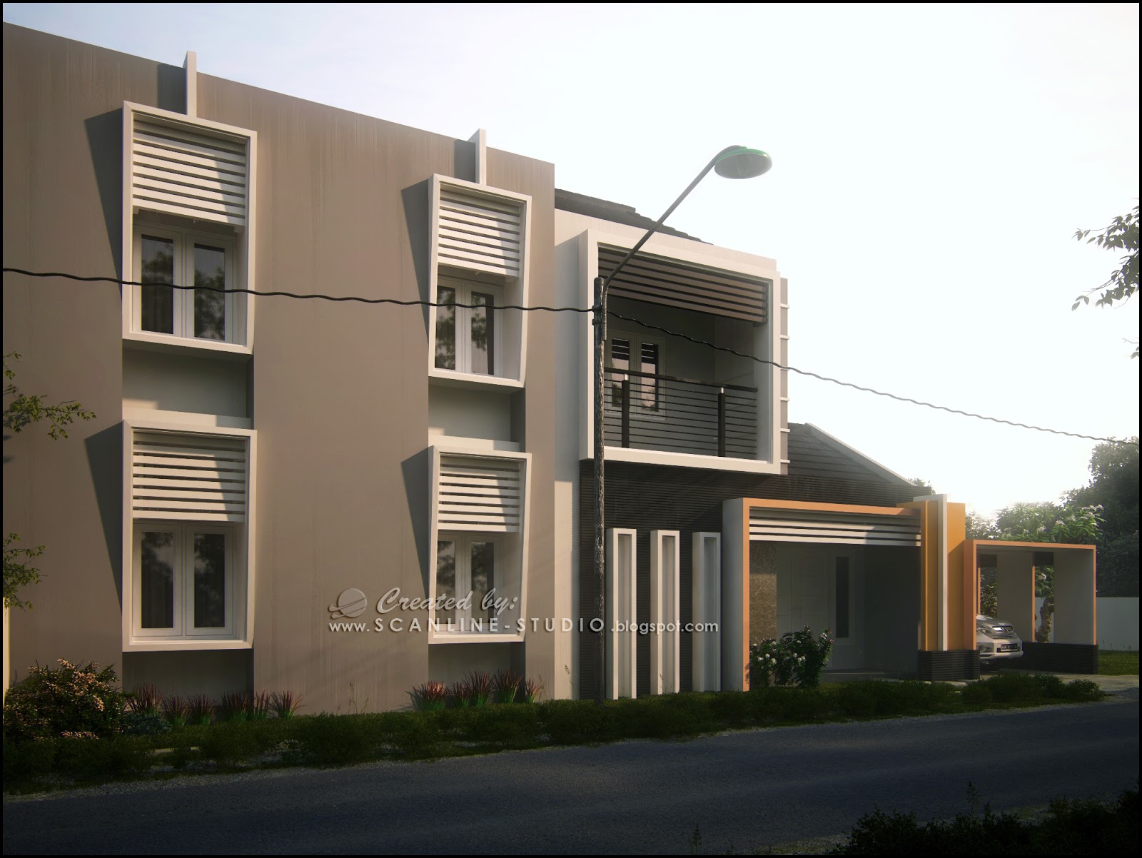 Scanline Art Gallery: MINIMALIST HOUSE