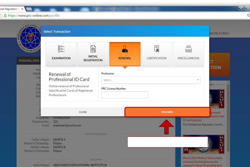 How to Renew PRC License ID? Step by Step Online Renewal - PRCBoard.com