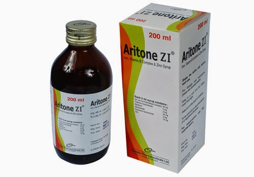Aritone ZI (Iron, Vitamin B Complex & Zinc) Therapeutic Group: Vitamins ...