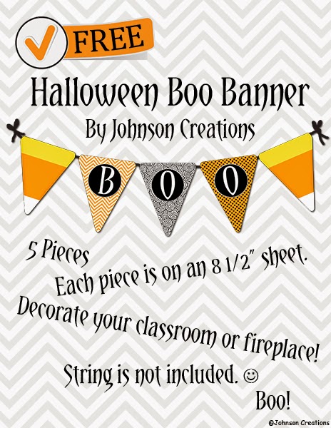 Johnson Creations: FREE HALLOWEEN BOO BANNER