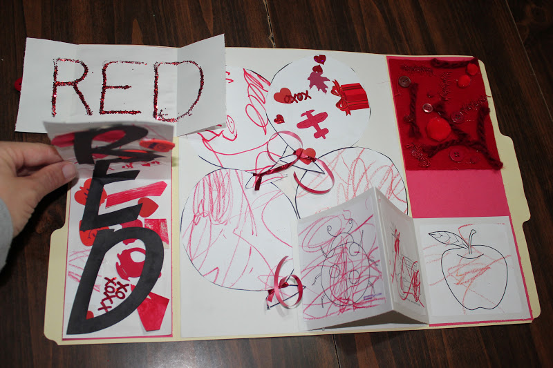 Learning With My Boys: Colors Day 1- Red