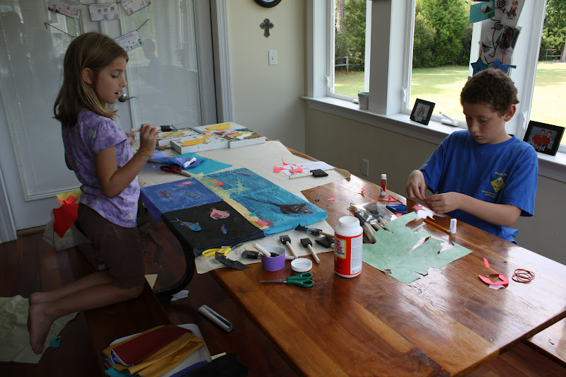 A Slice of Smith Life: 3 Month Art Project Completed Today!