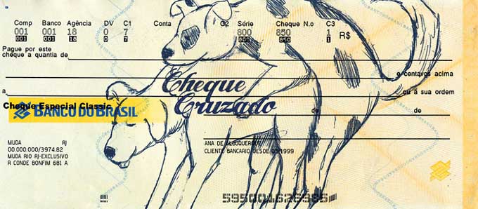 Prestando Prova: Humor: arte em cheques