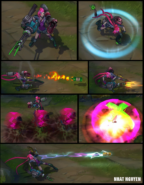 [Mod Skin LoL] Slayer Jinx (Jinx thợ săn xác sống) |Mod Khung LoL | Mod ...