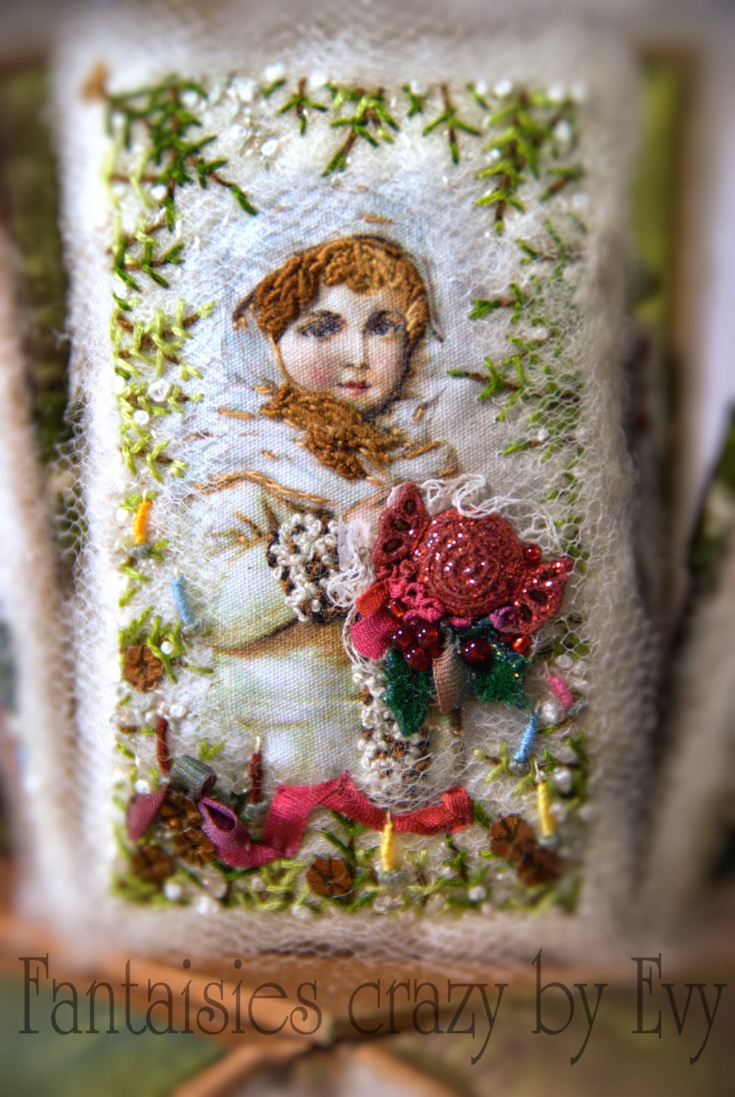 Fantaisies Crazy by Evy: Boite à couture Victorienne- Victorian Box sewing