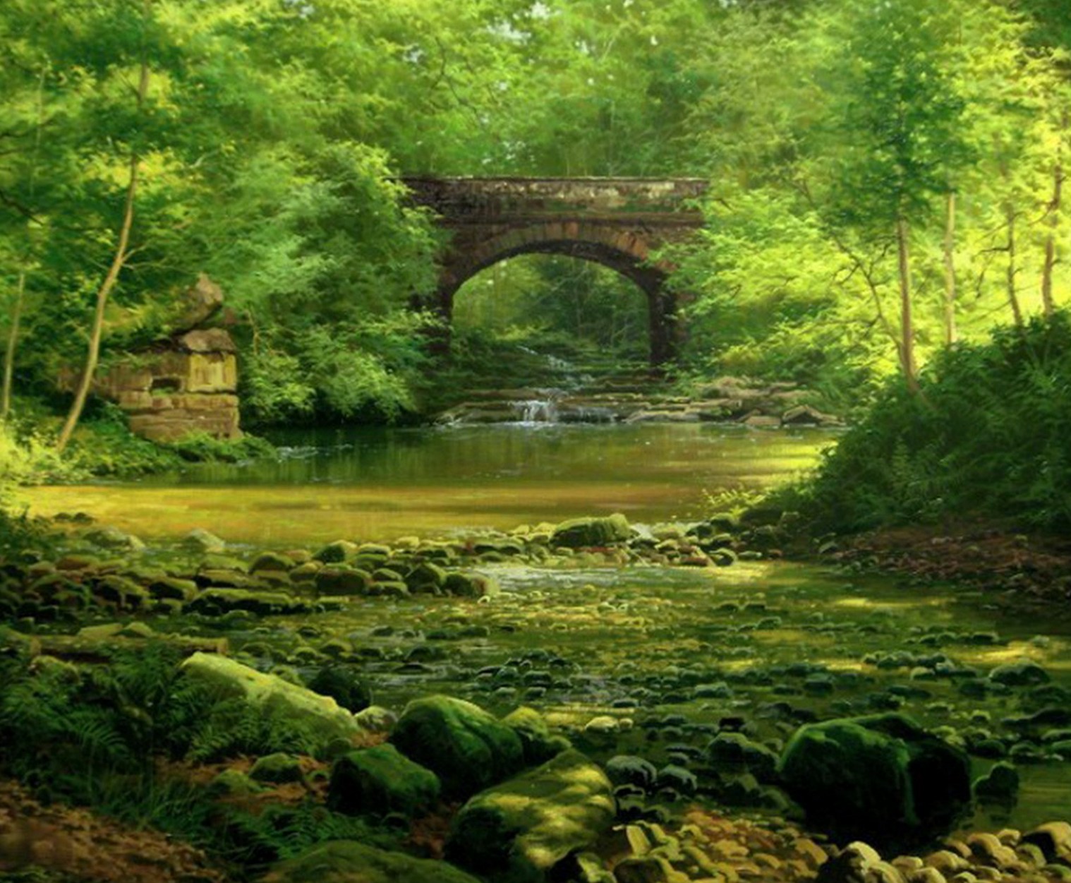 Imágenes Arte Pinturas: PAISAJES REALISTAS