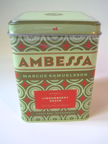 Tea With Friends: Lingonberry Green Ambessa Tea from Harney & Sons