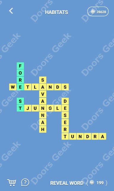 Wordcross (Cat) Level 101 Answers ~ Doors Geek
