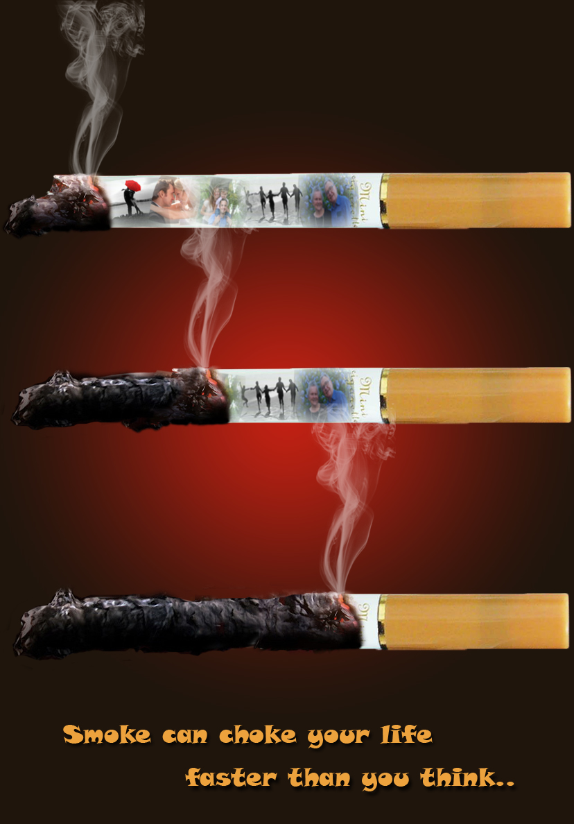 GrayScale Studio: No Smoking Campaign - Print Promotion