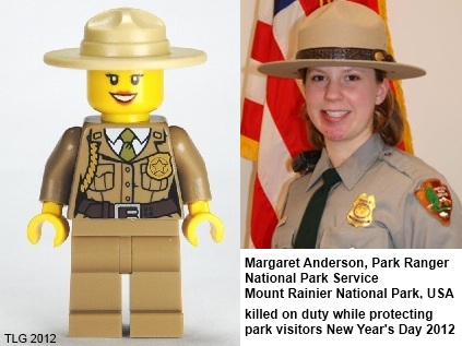 Park Ranger MiniFig Dedication to Margaret Anderson