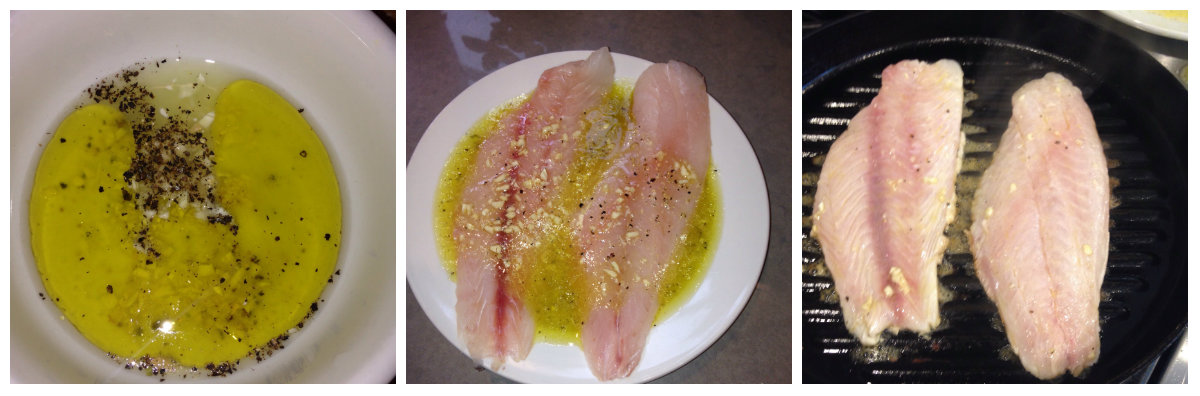 Antojitos en la mesa: Filetes de pargo rojo asados