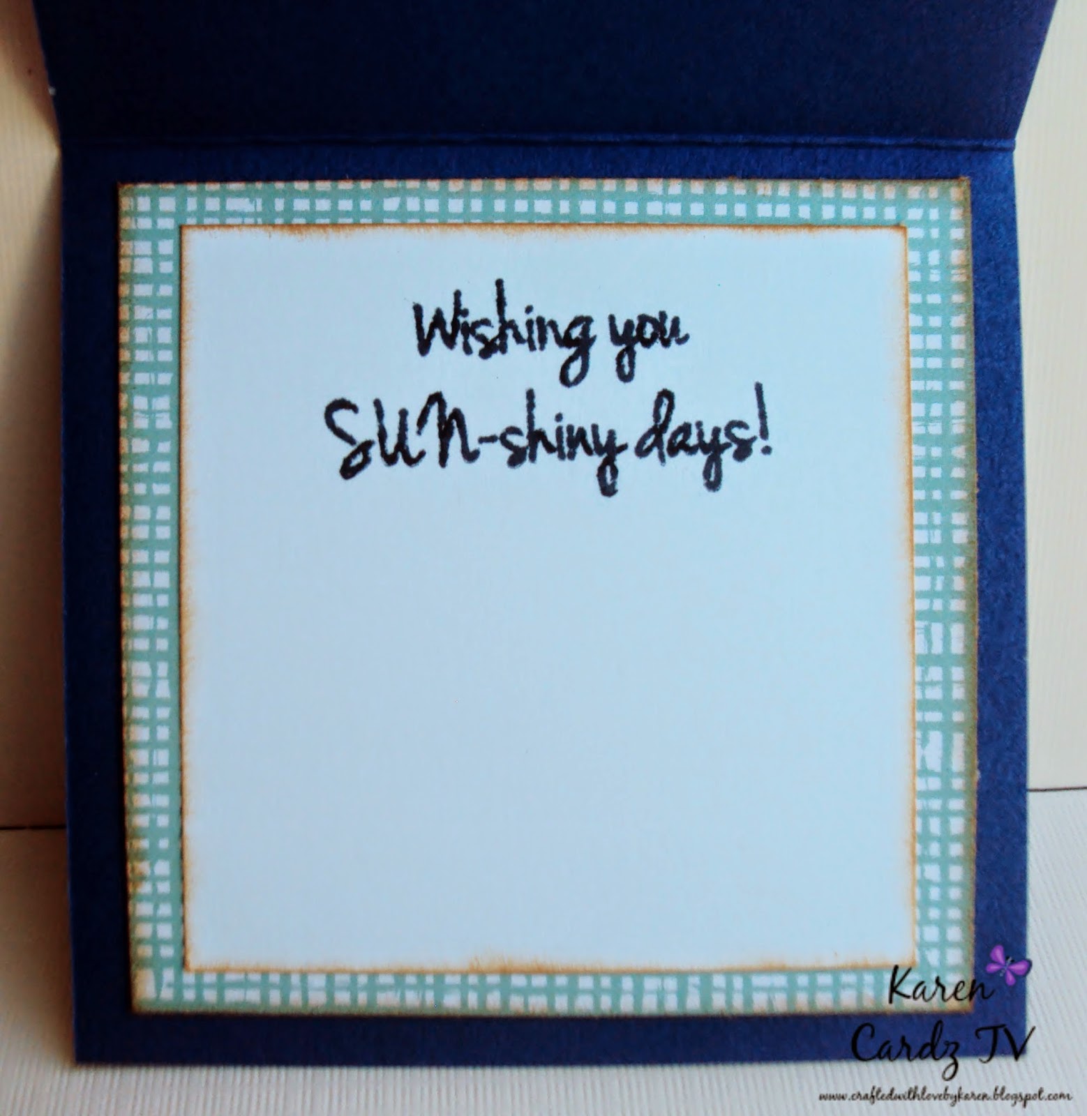 Crafted With Love By Karen: Cardz TV 3D Designers Anything Goes Blog Hop