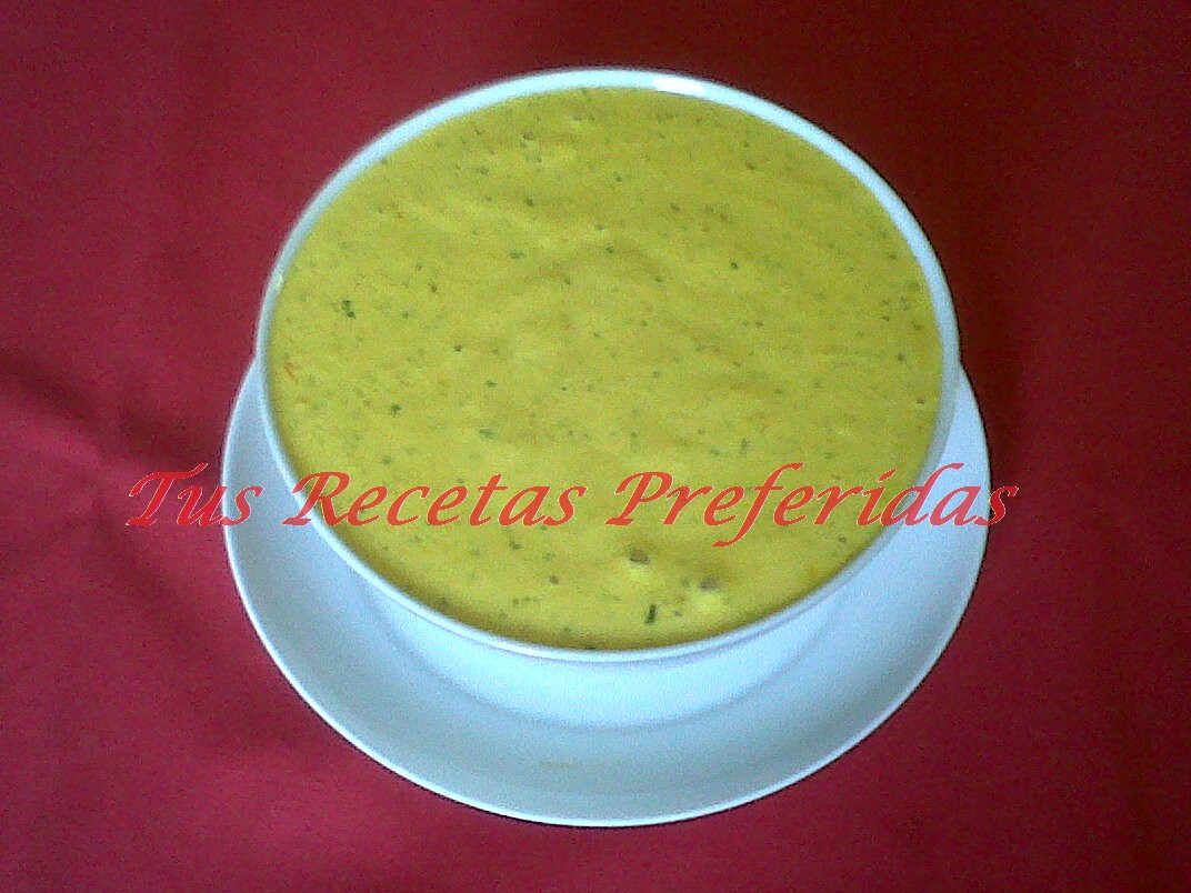 TUS RECETAS PREFERIDAS: CREMA DE AJÍ