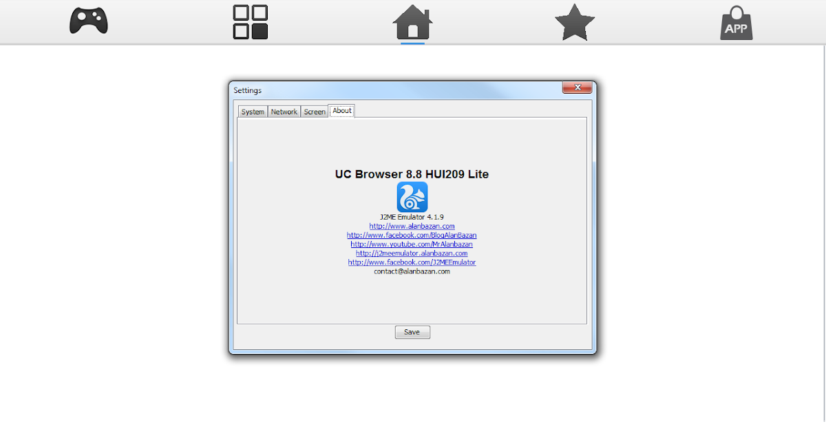 J2ME Emulator: UC Browser for PC v8.8 + HUI209 Lite [Multilanguage]