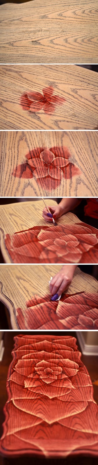 The Adventures of Mrs. Mayfield: Making a Flower Pattern Table