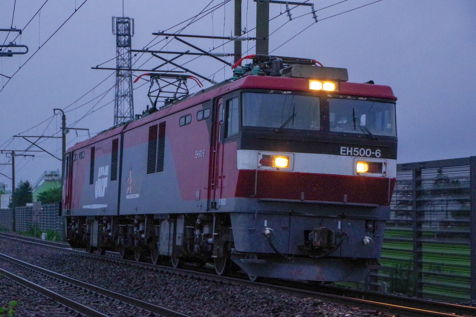 お気楽 鉄道の部屋: 7/26 安中貨物牽引機 単機送込 EH500-6