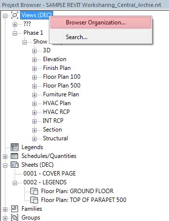 Your Digital Tools and Workaround: Revit: How to Sort Your Browser ...
